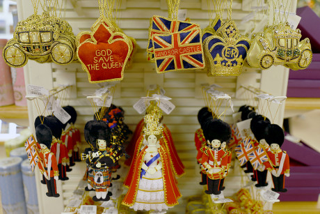Royal Memorabilia Displayed Sale Store Windsor Editorial Stock Photo ...