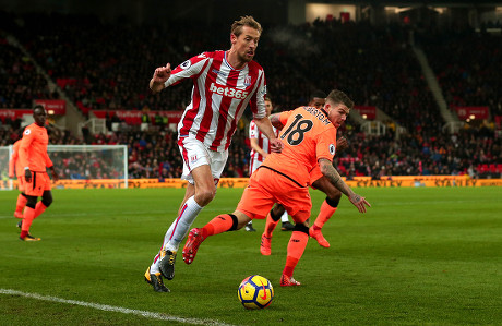 Peter Crouch Stoke City Goes Past Editorial Stock Photo - Stock Image ...