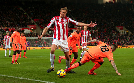 Peter Crouch Stoke City Goes Past Editorial Stock Photo - Stock Image ...