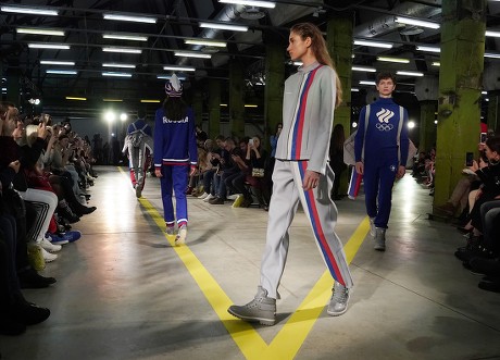 Models Present Official Olympic Outfits Team Editorial Stock Photo ...