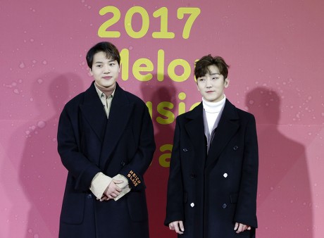 South Korean Duo Music Group Melomance Editorial Stock Photo - Stock ...