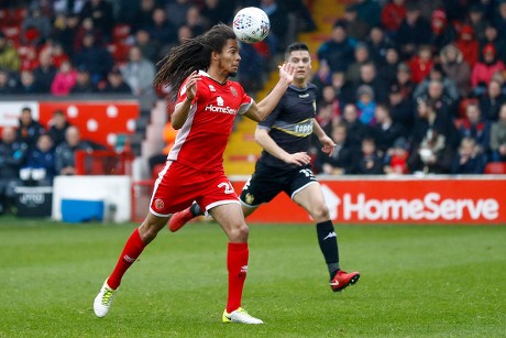 Walsall Defender Kory Roberts 24 Heads Editorial Stock Photo - Stock ...