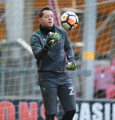 Goalkeeper Luke Mccormick Plymouth Argyle Makes Editorial Stock Photo ...
