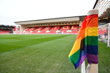 Rainbow Corner Flag Ashton Gate Stadium Editorial Stock Photo - Stock ...