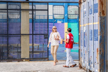 Queen Maxima During Visit Sundial School Editorial Stock Photo - Stock ...