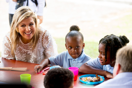 Queen Maxima During Visit Sundial School Editorial Stock Photo - Stock ...