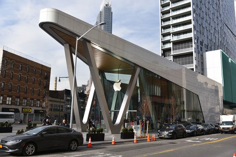 Apple Downtown Brooklyn Store Grand Opening Editorial Stock Photo ...
