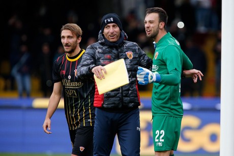Beneventos Goalkeeper Alberto Brignoli Celebrates His Editorial Stock ...