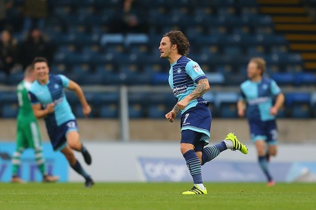 Sam Saunders Wycombe Wanderers Celebrates Scoring Editorial Stock Photo ...