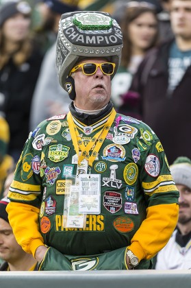 Green Bay Packers Fan Looks On Editorial Stock Photo - Stock Image ...