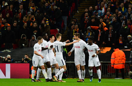 Tottenham Celebrate Their Opening Goal Editorial Stock Photo - Stock ...