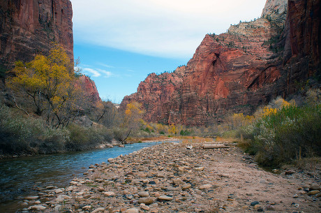 Travel Early Winter Zion National Park, Springdale, USA - 05 Dec 2017 ...