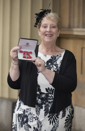 Mrs Sandra Major Receives Mbe Investiture Editorial Stock Photo - Stock ...