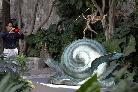 View Sculpture Snail Angel By Spanish Editorial Stock Photo - Stock ...
