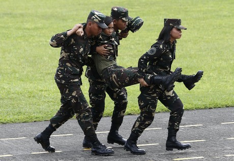 ROTC capabilities demonstration in Manila, Quezon City, Philippines ...