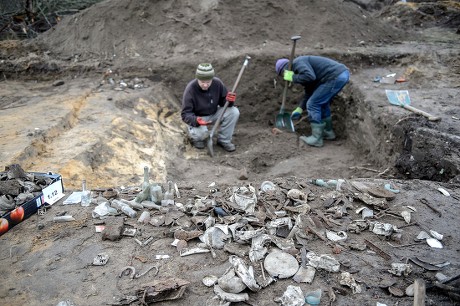 Archeological Works On Site Former Nazi Editorial Stock Photo - Stock ...