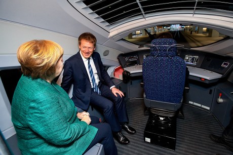 German Chancellor Angela Merkel C Rides Editorial Stock Photo - Stock ...