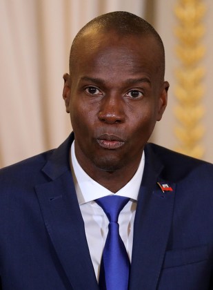 Haitian President Moise Jovenel Addresses Press Editorial Stock Photo ...