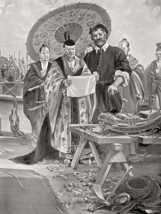 Will Adams Builds Ships Shogun Tokugawa Editorial Stock Photo - Stock ...