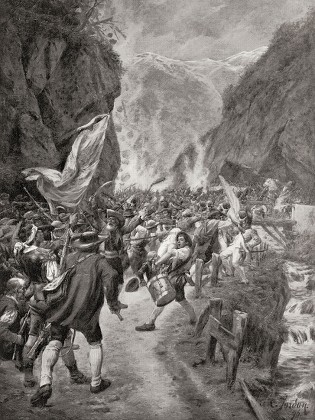 Tyrolean Rebellion 1809 Rebellion Peasants County Editorial Stock Photo ...