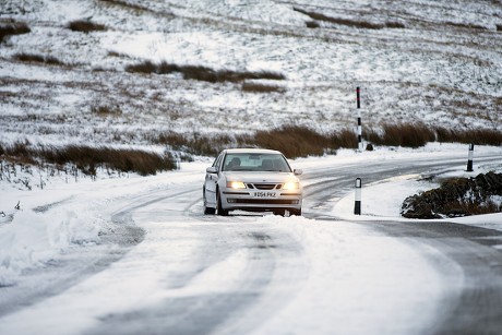 Drivers Faced Difficult Driving Conditions This Editorial Stock Photo ...