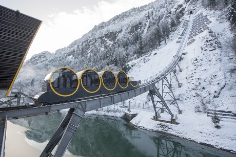 New Steepest Funicular Railway World Stoos Editorial Stock Photo ...