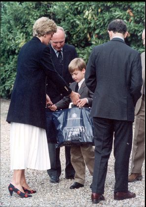 Prince William Education First Day Ludgrove Editorial Stock Photo ...