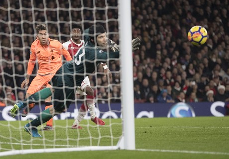 Arsenal Goalkeeper Petr Cech Saves Editorial Stock Photo - Stock Image ...