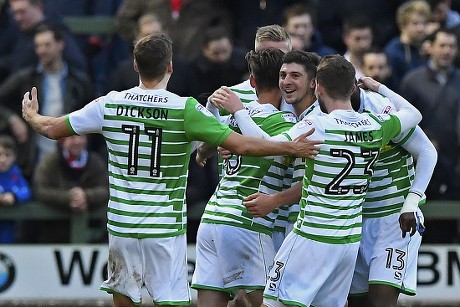 Jake Gray Yeovil Town Mobbed After Editorial Stock Photo - Stock Image ...