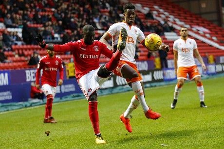 Charlton Athletic v Blackpool, EFL Sky Bet League 1 - 23 Dec 2017 Stock ...