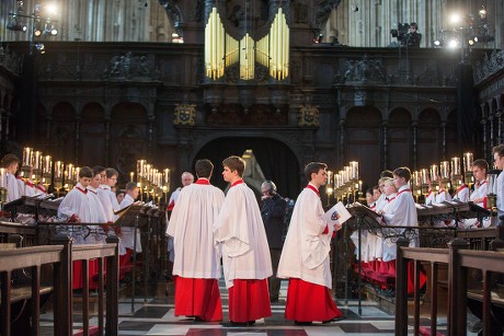 Choristers Kings College Choir Preparing This Editorial Stock Photo ...