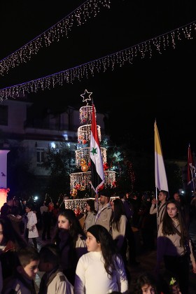 __COUNT__ Christmas in Syria, Damascus - 24 Dec 2017 Stock Pictures ...