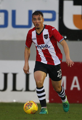 Kane Wilson Exeter City On Ball Editorial Stock Photo - Stock Image ...
