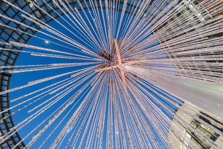 Threedimensional Fireworks Made Crystals Attract Many Editorial Stock ...