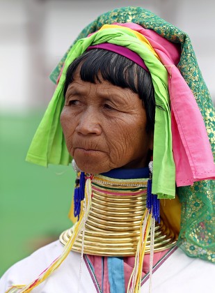 KAYAN WOMAN TRADITIONAL DRESS DURING VISIT Editorial Stock Photo ...