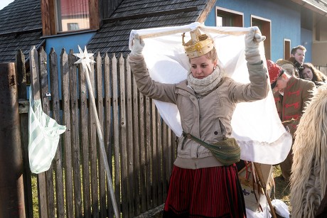 Members Ethnic Hungarian Group Performing Nativity Editorial Stock ...
