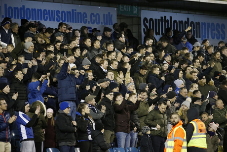 Millwall Supporters Celebrate Final Whistle After Editorial Stock Photo ...