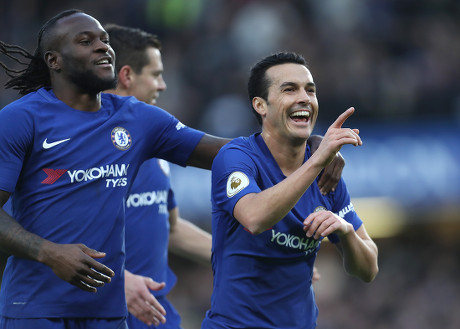 Pedro Rodriguez Chelsea Celebrates Scoring Third Editorial Stock Photo ...