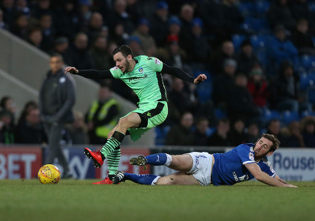 Chesterfields Robbie Weir Breaks Free Colchester Editorial Stock Photo ...