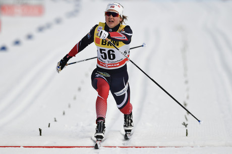 Ingvild Flugstad Oestberg Norway Crosses Finish Editorial Stock Photo ...