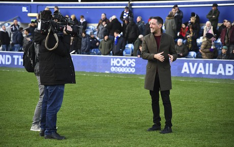 Tv Presenter Colin Murray On Pitch Editorial Stock Photo - Stock Image ...