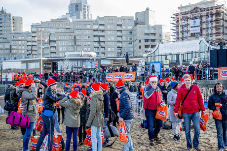 Traditional New Year's Day Swim, Scheveningen, Netherlands - 01 Jan ...