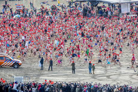 Traditional New Year's Day Swim, Scheveningen, Netherlands - 01 Jan ...