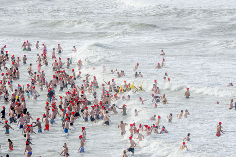 Traditional New Year's Day Swim, Scheveningen, Netherlands - 01 Jan ...