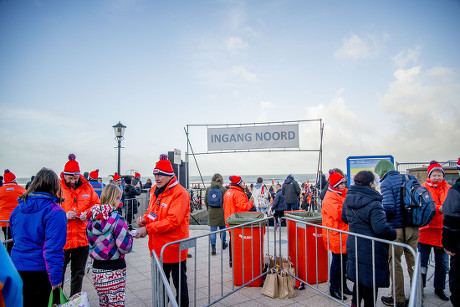 Traditional New Year's Day Swim, Scheveningen, Netherlands - 01 Jan ...