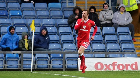 Alex Gilbey Celebrates Scoring Mk Dons Editorial Stock Photo - Stock ...