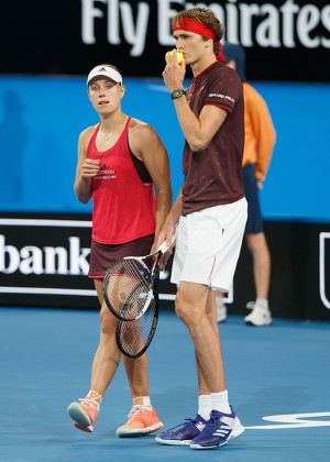 Hopman Cup tennis, Perth, Australia - 01 Jan 2018 Stock Pictures ...
