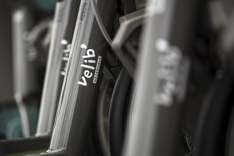 Logo New Velib Service Displayed On Editorial Stock Photo - Stock Image ...