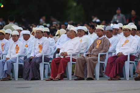 Myanmar Union Ministers Attend 70th Myanmar Editorial Stock Photo ...