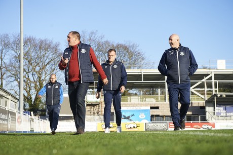 Lr Groundsman Martin Allen Manager Eastleigh Editorial Stock Photo ...